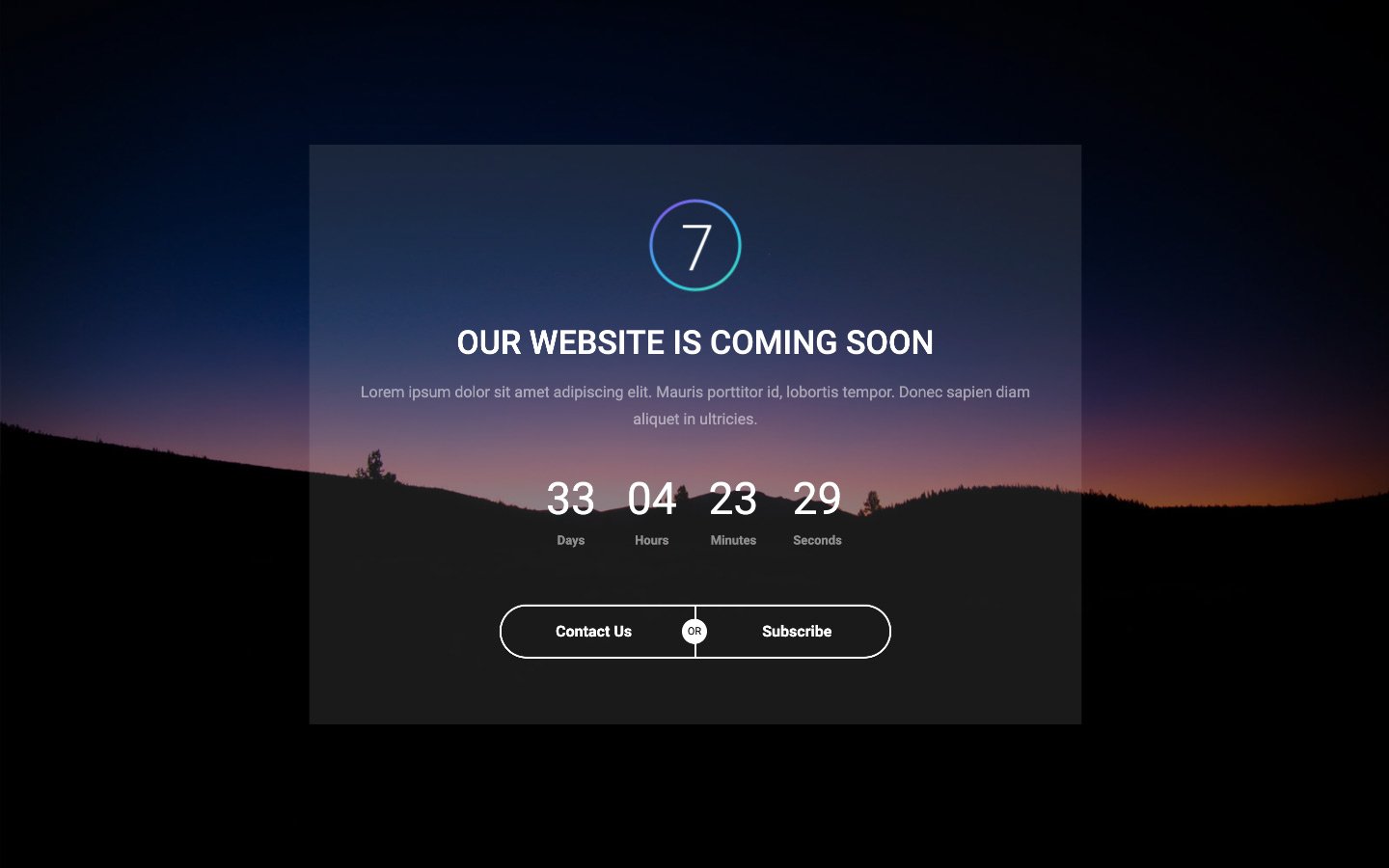 Coming Soon Simple - Glory To Glory CPA Limited